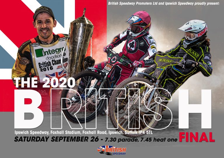 2020 BRITISH FINAL AT FOXHALL - Ipswich Witches Speedway