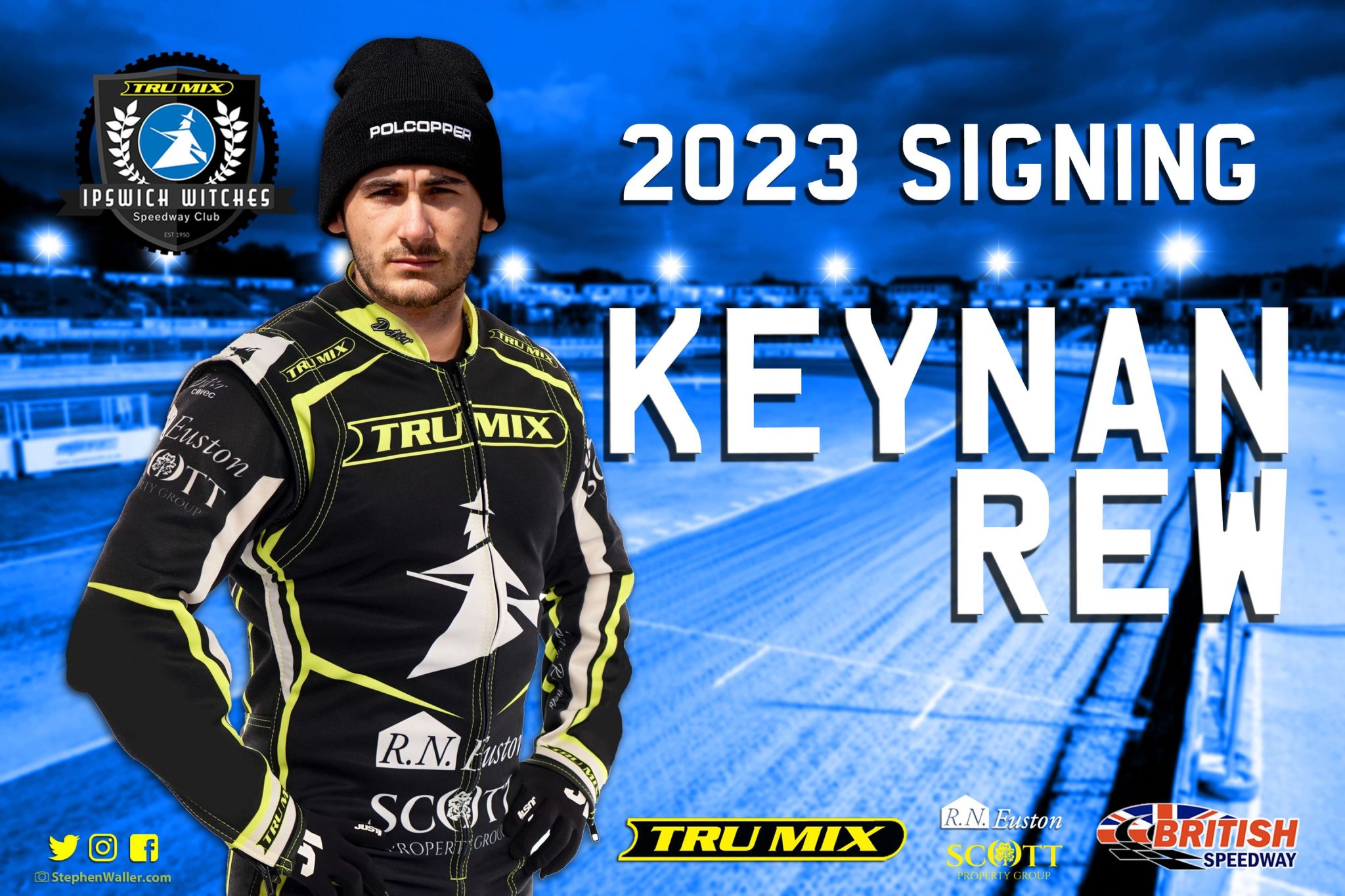 2023 SIGNING: KEYNAN REW - Ipswich Witches Speedway
