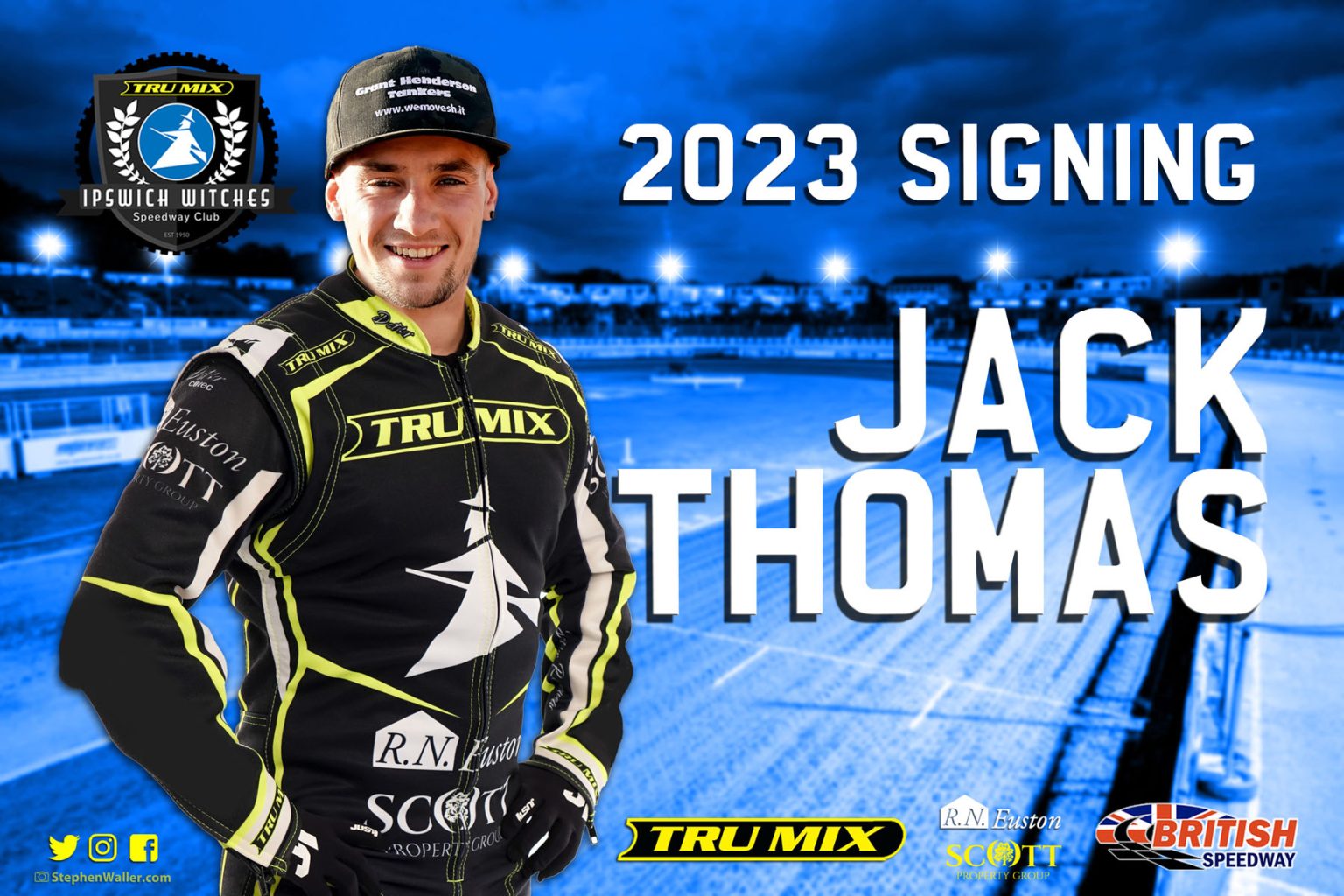 2023 SIGNING: JACK THOMAS - Ipswich Witches Speedway