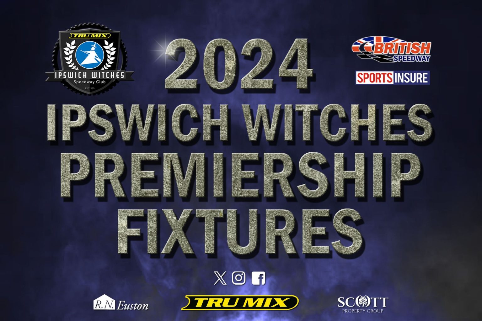 2024 FIXTURES RELEASED - Ipswich Witches Speedway
