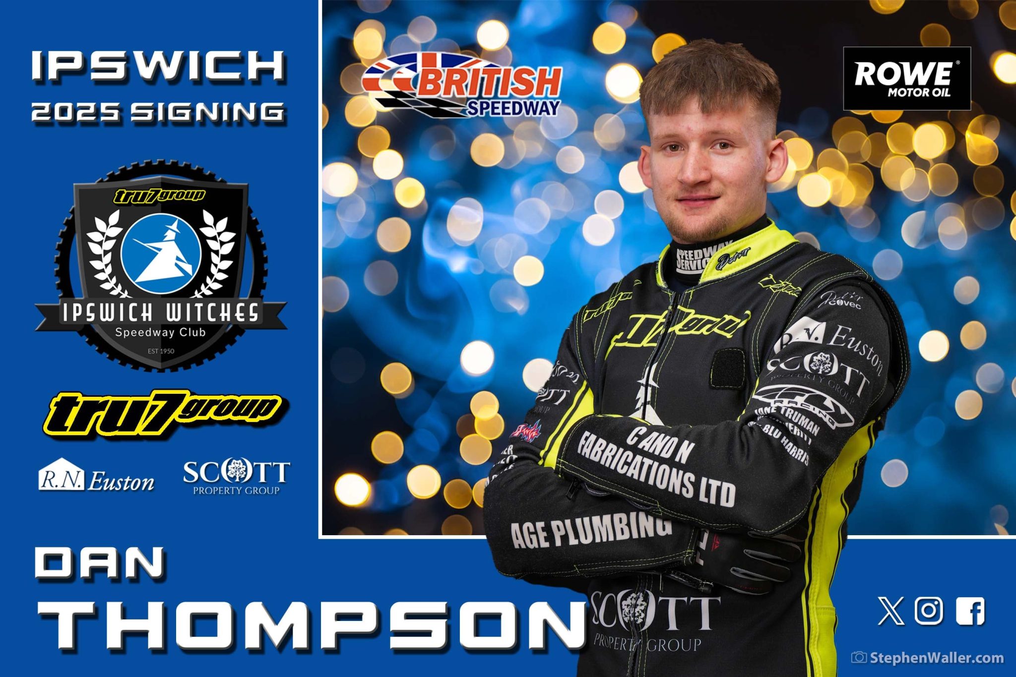2025 SIGNING: DAN THOMPSON - Ipswich Witches Speedway
