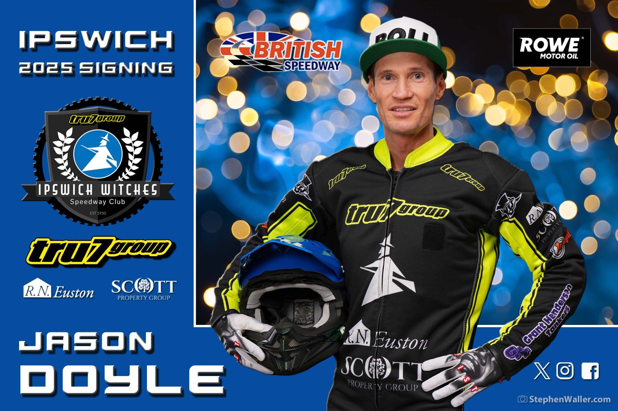 2025 SIGNING: JASON DOYLE - Ipswich Witches Speedway